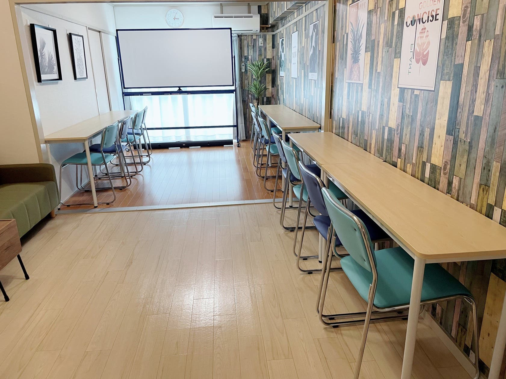 広電本通2分！オシャレなテレワークスペース！コスパ最高！20名利用可！Wi-Fi・プロジェクター・ホワイトボード全て無料！の写真6