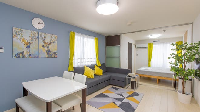 【掃除、ゴミ持ち帰不要】岐阜羽島駅3分 キッチン付き貸切個室40㎡1LDKシアタールーム カップル、女子会、ママ会、誕生会などの写真2