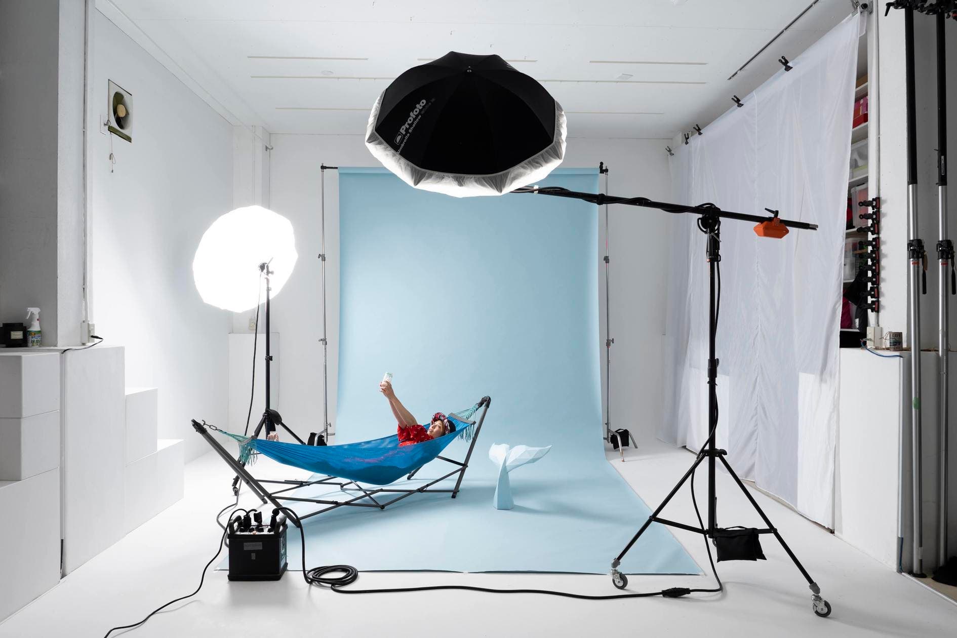 池袋エリアの広々白ホリスタジオ　天井高く、背景紙や無料機材も豊富！の写真20