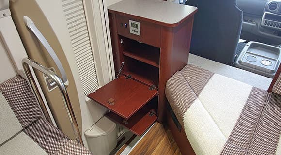 来て、見て、泊まって、遊べる手ぶらde車中泊体験ができる！キャンピングカーレンタルルーム！の写真24