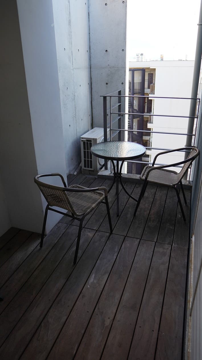 【大国町駅から徒歩3分】キッチン、ダイニング、リビング、天井高、オシャレなデザイナーズマンションで撮影、イベントやパーテイーにの写真9