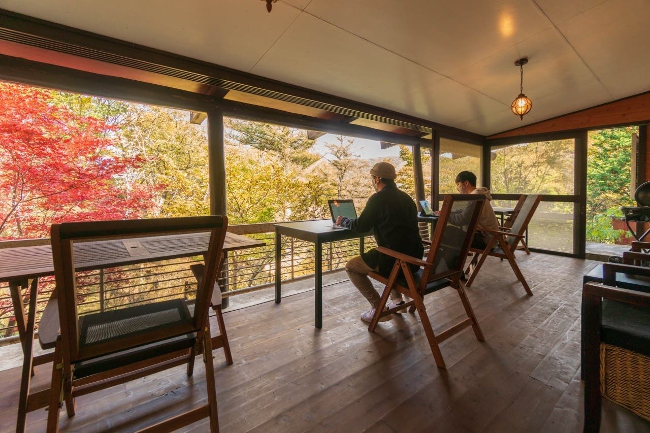 軽井沢ワ―ケーション！広々バルコニーで BBQ！会議室有！ビリヤード台有！の写真26