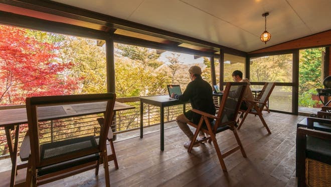 軽井沢ワ―ケーション!広々バルコニーで BBQ!会議室有!ビリヤード台有!の写真26