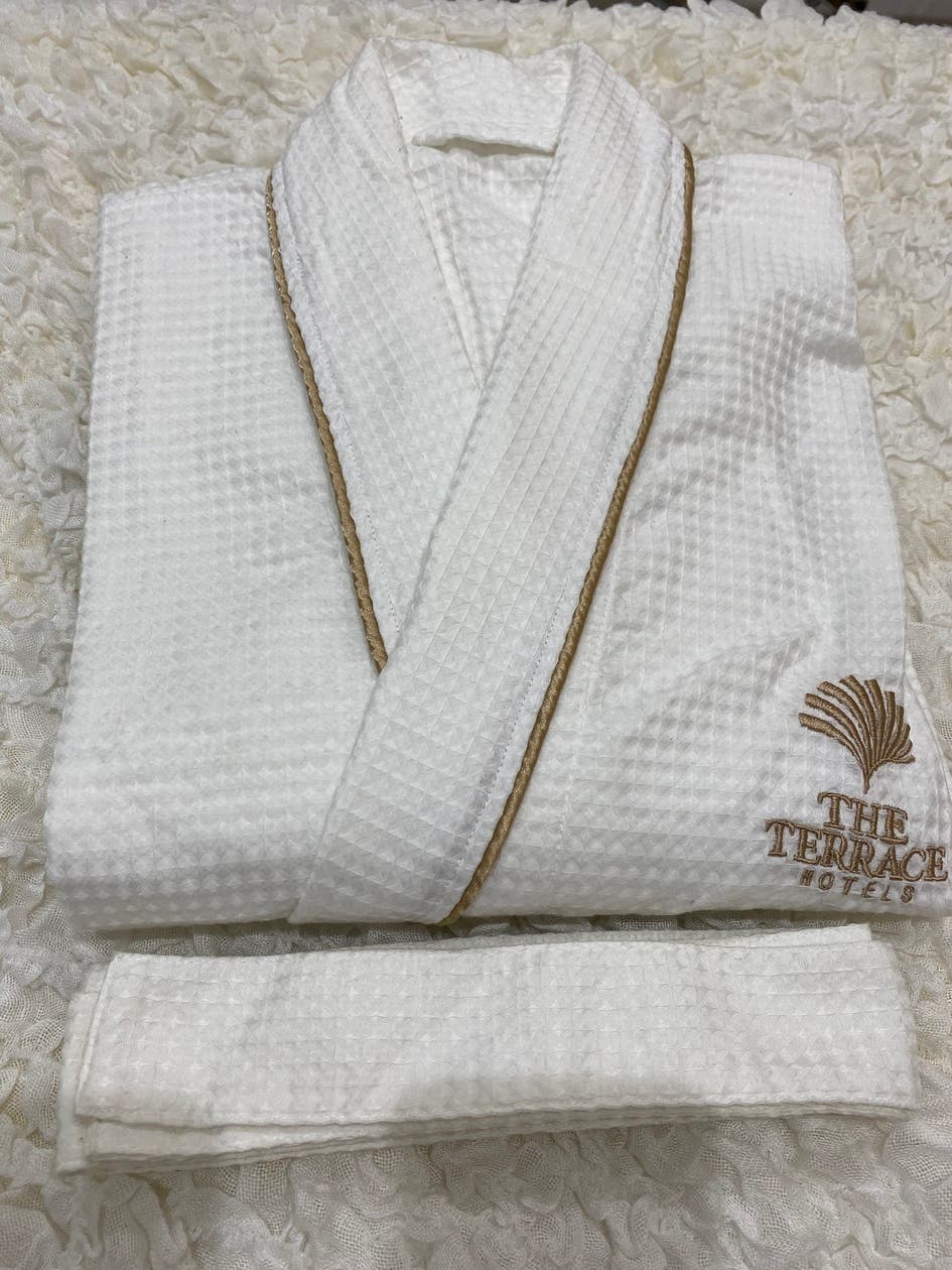 ホテル綿バスローブの画像1