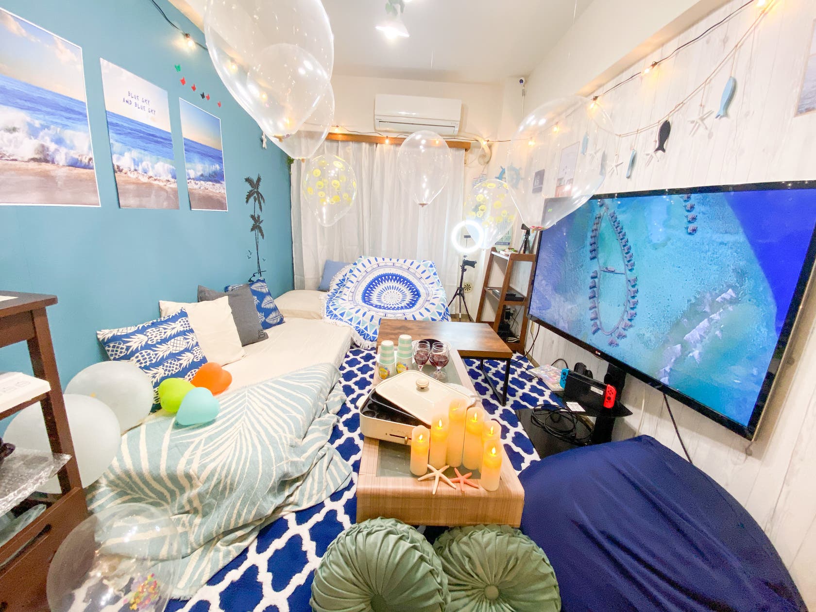 【🐠特割 &✨最大５０％OFF】🐠西海岸マリン🐬おうちデート💕女子会に最適⛵️人気ゲーム機&ネトフリ視聴 | 最大８名🆗24H可の写真16