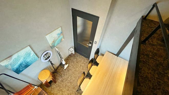 【静岡駅4分!10名利用可】綺麗な完全個室!WiFi・大型モニター・ホワイトボード全て無料!土足可!ふれあい貸し会議室 静岡Bの写真8