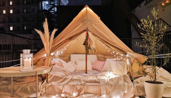 【THE DECK】元町駅4分🌴Coastal Boho × Glamping🌴オシャレな貸切屋上スペース♪の写真1