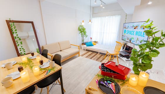 🍧夏割🌻🌿駅5分😍女子会🚺40㎡🎦各種撮影🔱飲み会🍻ソファ💺TV,Netflix視聴可📺247_Country五反田の写真1