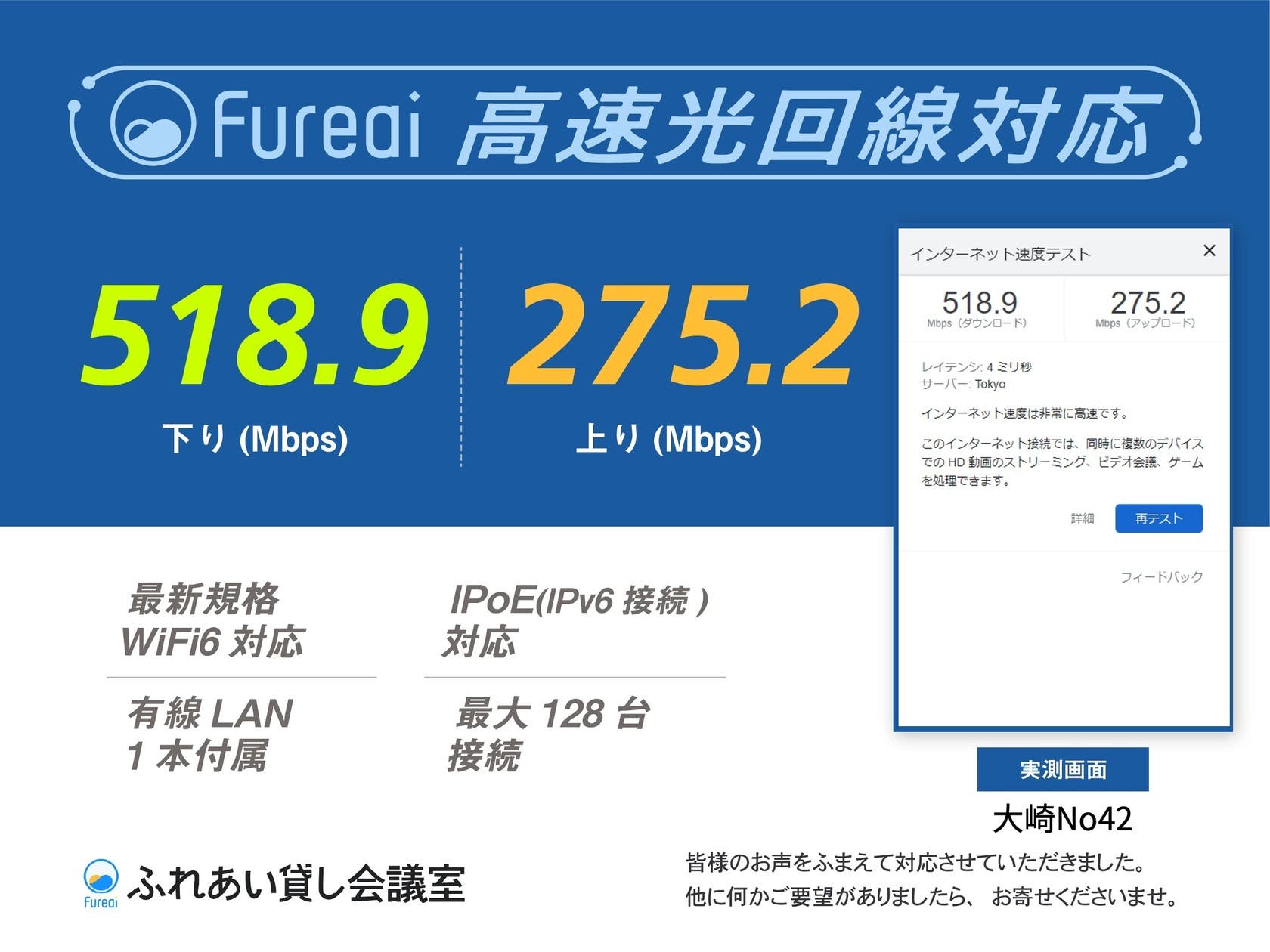 【大崎駅2分！ゲートシティ大崎向かい！】土足可！プロジェクター・ホワイトボード・WiFi完備！ふれあい貸し会議室 大崎No42の写真29