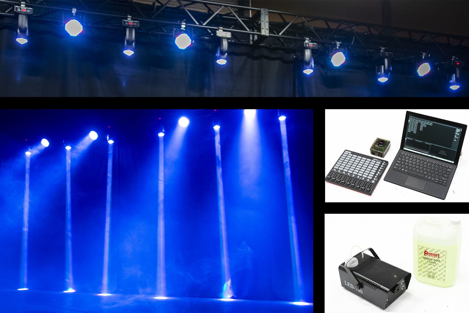 トラススペース照明レンタルの画像1