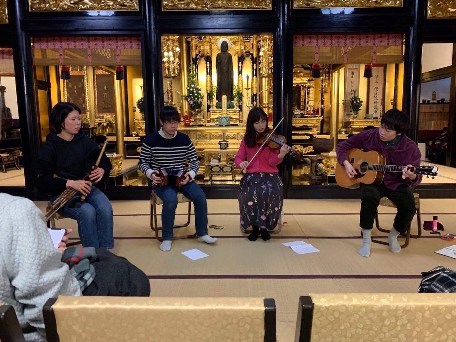 お寺の本堂/和室スペース@忠綱寺【根津駅より徒歩2分】静かな空間で一味違った集まりをの写真11