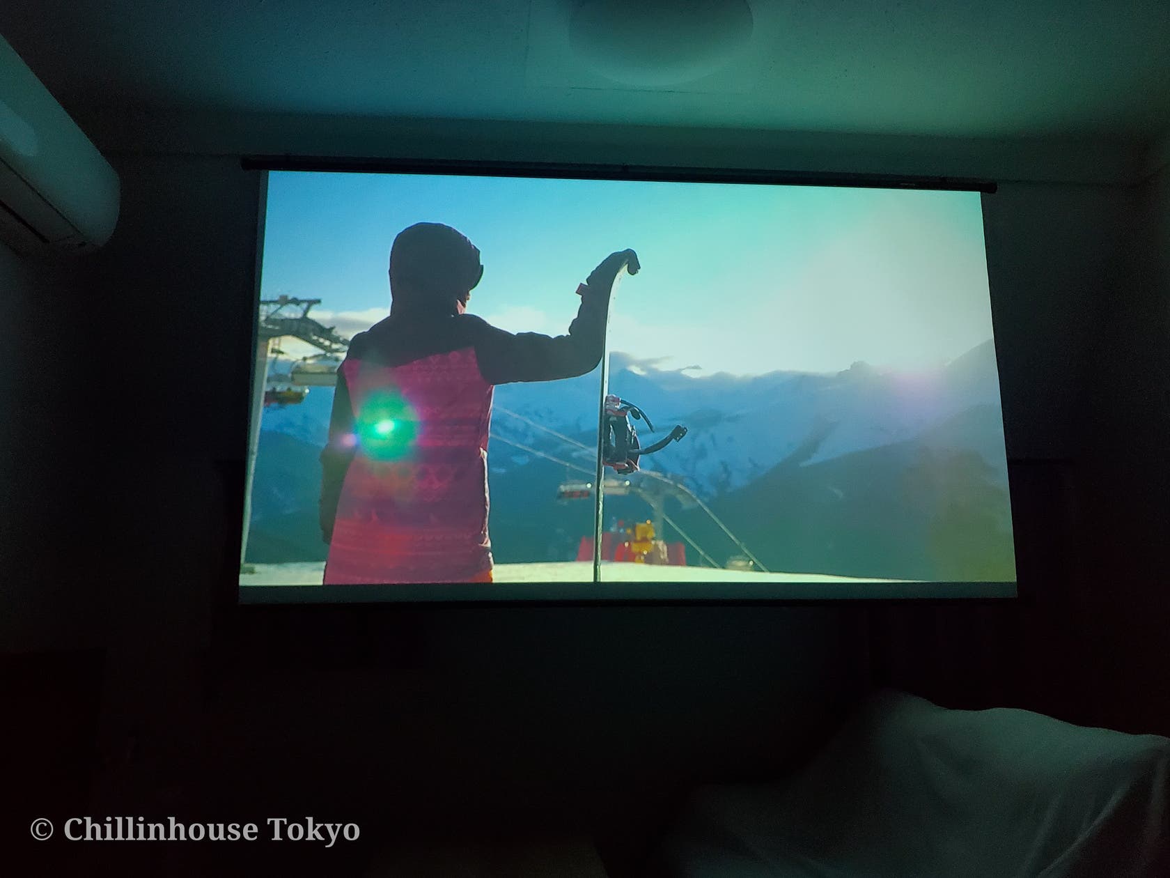 高画質、高音質プロジェクター＋100インチスクリーンの画像3