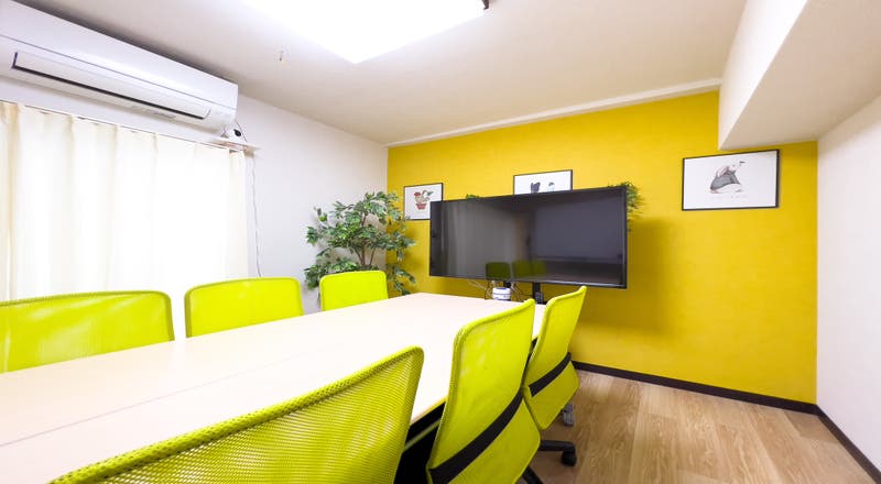 ⭐明大前駅1分！地域最短！12名利用可！完全個室⭐55型モニタ/光回線/WiFi/FireTV全無料！