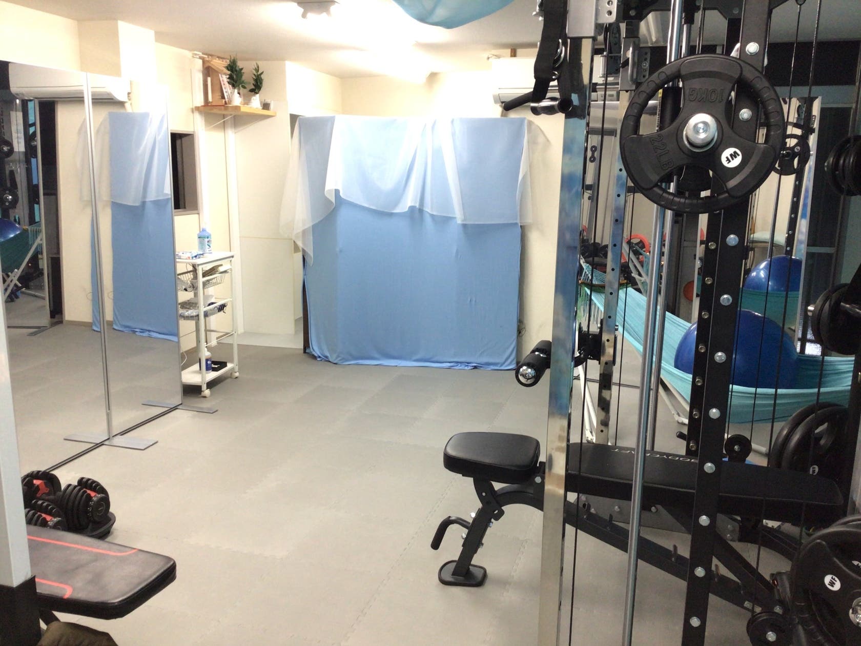 【品川区 JR大井町駅徒歩3分】完全個室プライベートジム ・レンタルジム 都内駅近 低価格 設備充実 海をモチーフの写真9