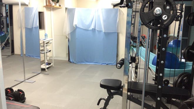 【品川区 JR大井町駅徒歩3分】完全個室プライベートジム ・レンタルジム 都内駅近 低価格 設備充実 海をモチーフの写真9