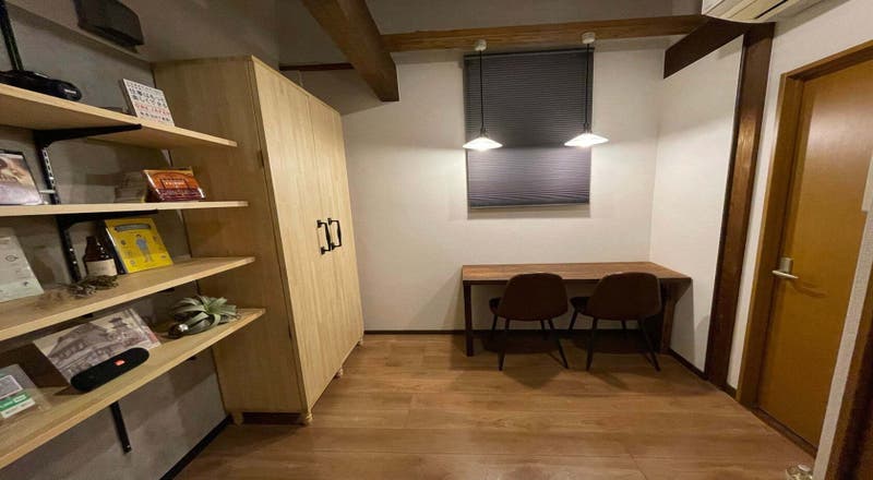 小江戸川越にある映画館の前室