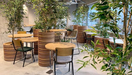 🌿【2人席】カフェにいるようなコワーキング🌿植栽と機械換気できれいな空気【SHARE M-10】麻布十番駅徒歩1分の写真1