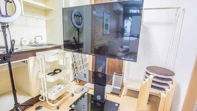 【浜松駅4分!12名利用可!】綺麗な室内!WiFi・大型モニター・ホワイトボード全て無料!ふれあい貸し会議室 浜松Aの写真14