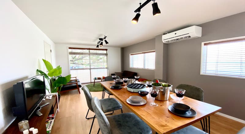 【ルアナスタイル🌈】駐車場2台完備🚙✨✨キッチン、シャワーつき🍳🚿パーティー/デート/誕生日会/撮影等🍀