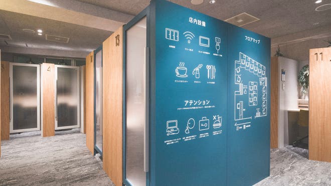 【津田沼駅から徒歩1分のコワーキングスペース/自習室】半個室(ブースNo1)の写真4