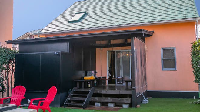 1日1組限定!テント&BBQができるお庭★100坪の土地に建つ輸入ハウス丸々1棟貸し・P無料・看板犬バニラのお出迎え💛の写真20