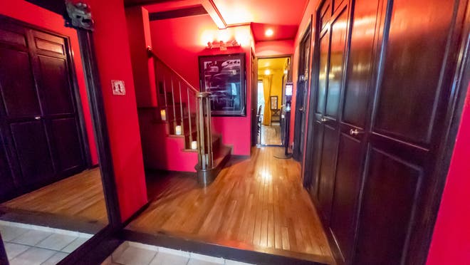 Car Room&テントとBBQができるお庭・P無料・看板犬バニラ・ミルクのお出迎え💛の写真12