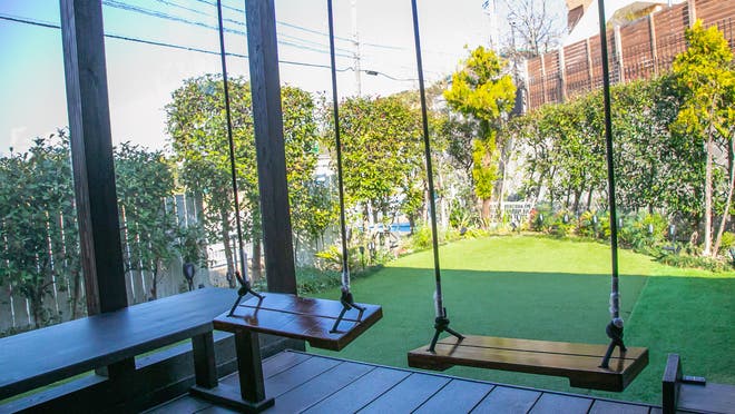 Car Room&テントとBBQができるお庭・P無料・看板犬バニラ・ミルクのお出迎え💛の写真29