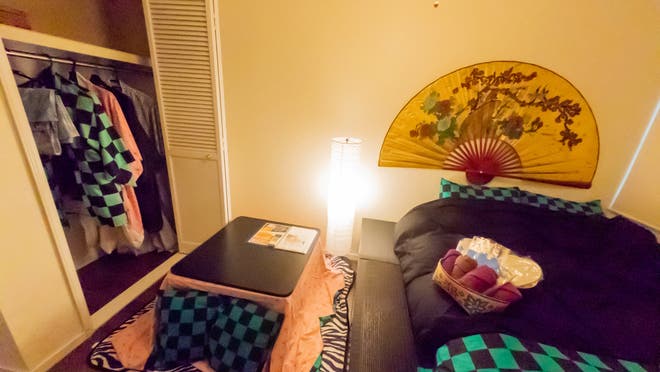 Japanese Room(鬼滅の刃バージョン)&テントとBBQができるお庭・P無料・看板犬バニラ・ミルクのお出迎え💛の写真1