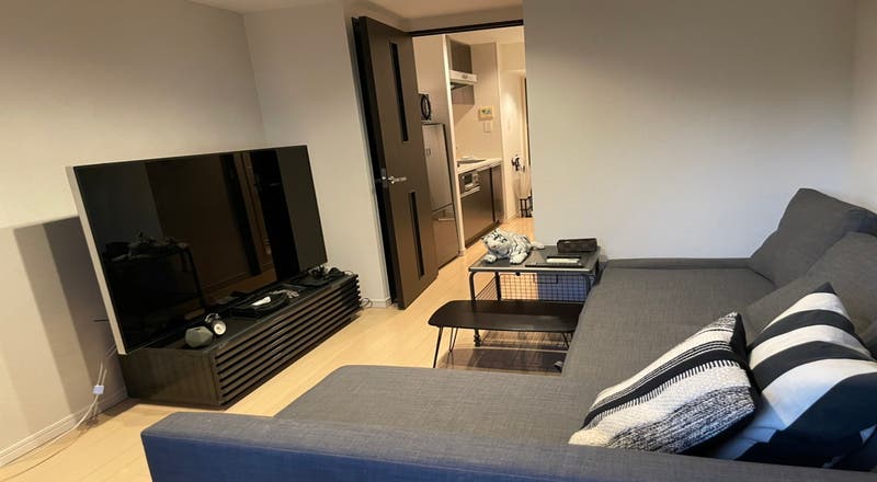 ✨渋谷駅・道玄坂すぐ!!/渋谷駅3分/65型大型テレビで映画やテレビ！/Blu-ray/おしゃれ部屋✨