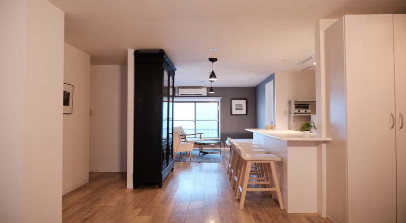 【広々100平米・屋上付】５LDKのデザイナーズ空間｜キッチン・ロケ撮影｜ArtSpaceMONNAKA