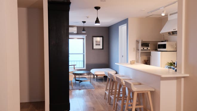 【広々100平米・屋上付】5LDKのデザイナーズ空間|キッチン・ロケ撮影|ArtSpaceMONNAKAの写真4