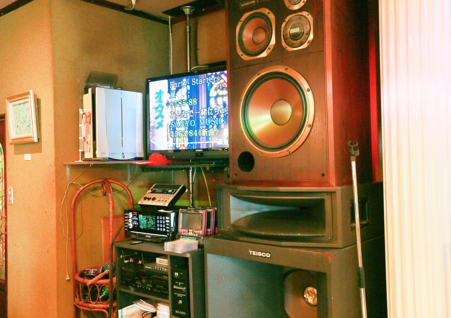 一階路面店、元スナック　静岡市清水区　大型スピーカー　カラオケ　照明の写真12