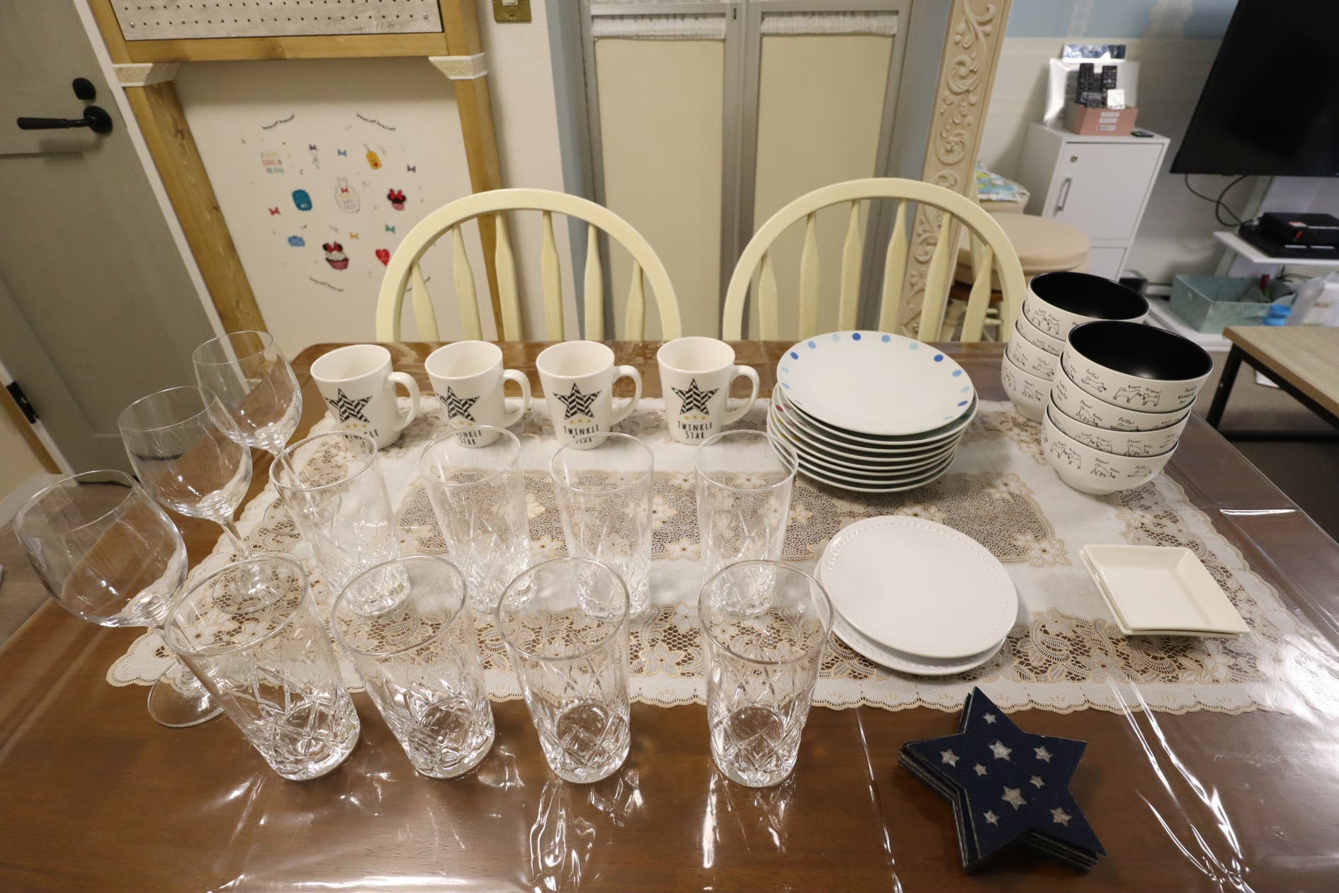 姫系・ガーリー系🎀カワイイ＆キラキラ女子部屋✨🍷Ｘ’mas/女子会/誕生会/📷撮影向き★大型TV/カードゲームの写真21