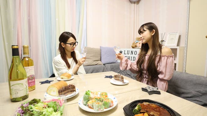 姫系・ガーリー系🎀カワイイ&キラキラ女子部屋✨🍷X’mas/女子会/誕生会/📷撮影向き★大型TV/カードゲームの写真6