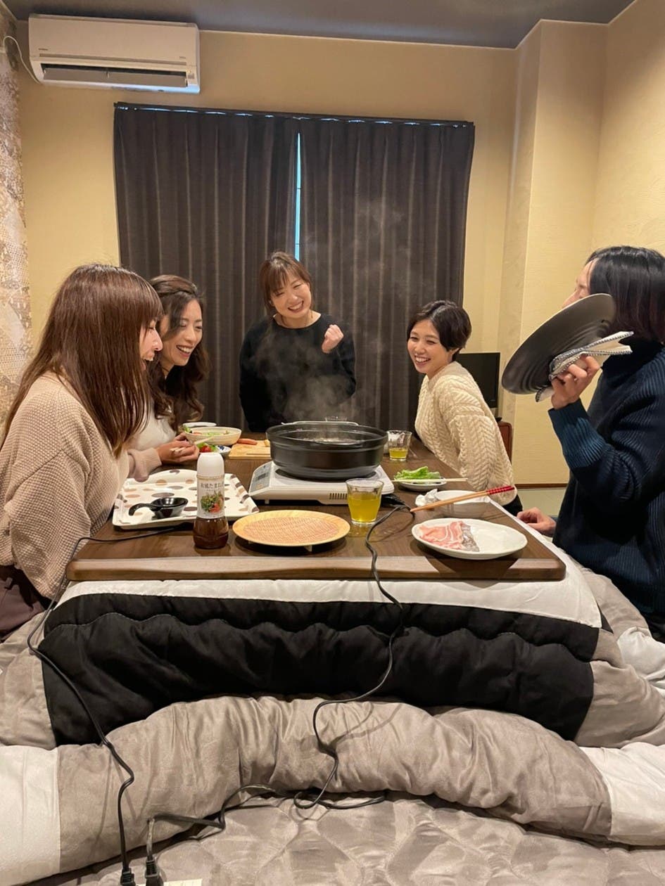 寒い冬はおこたでワイワイ！お鍋や女子会やママ会に！テレワークや会議にも♪の写真17