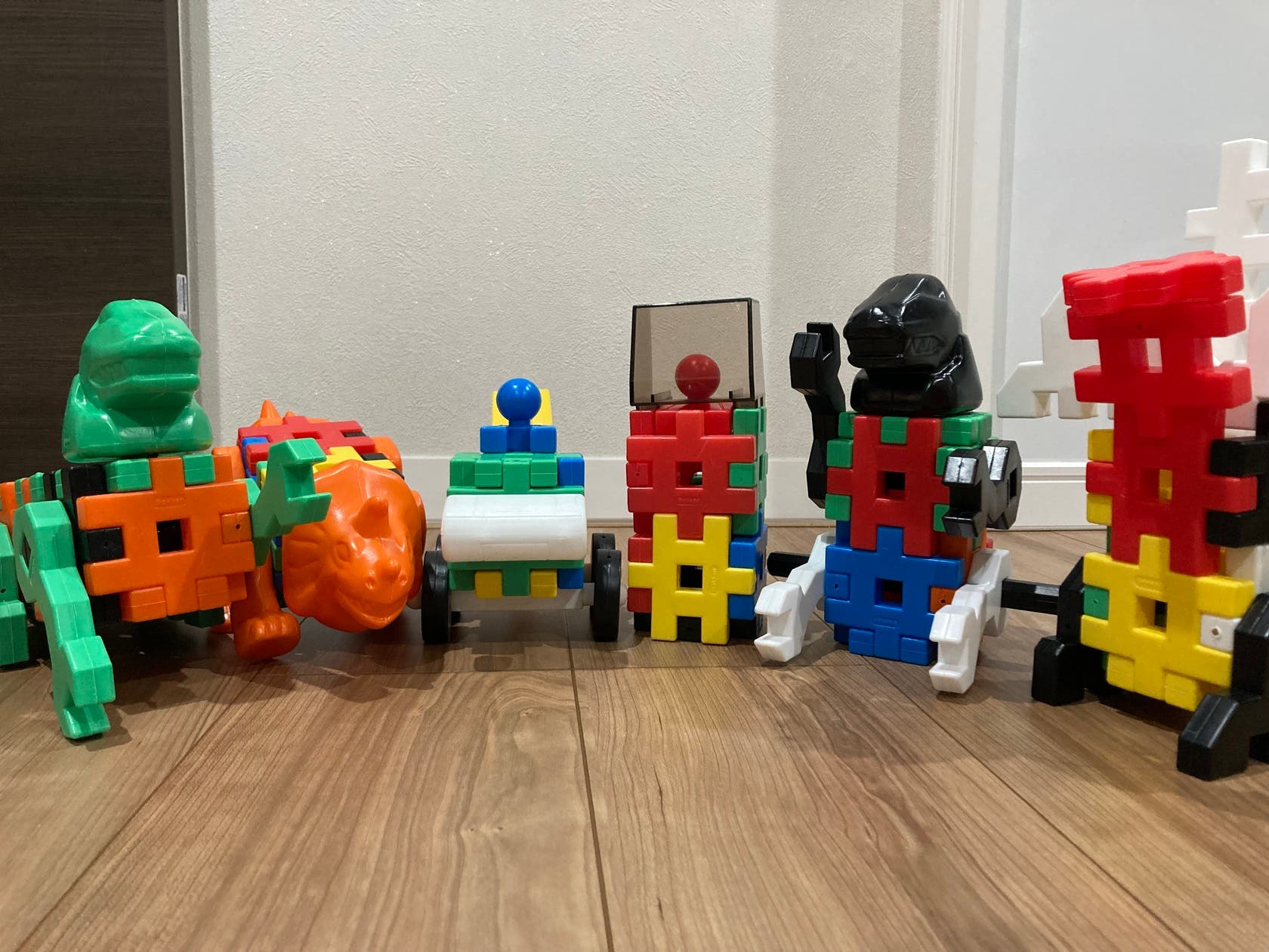 ブロックセット（花・恐竜）の画像2