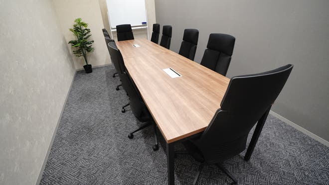 <小田急海老名貸し会議室A>海老名駅徒歩2分!新築大型オフィス内✨10名収容!Wi-Fi/モニター無料!会議/セミナー/研修の写真2