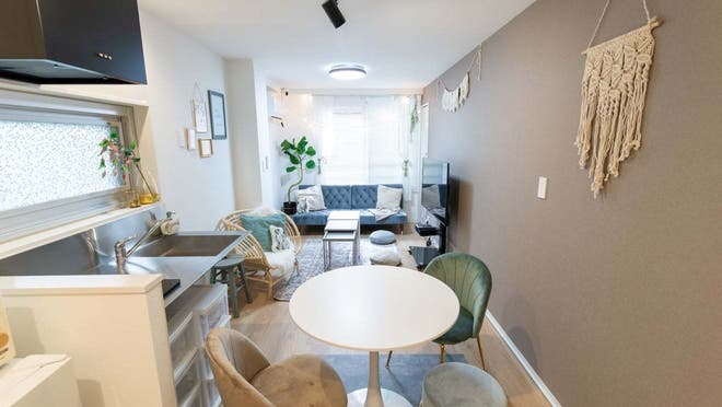 【騒ぎ放題🎉🎉🎉】【シャワー無料🚿】お家デート💕パーティ✨韓流🇰🇷癒し系の可愛いくすみ色のお部屋✨渋谷のど真ん中🏩の写真18