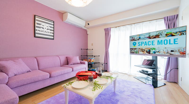 スペモ🏠徒歩1分😍女子会🍷43型テレビ📺大人気ゲーム機🎮動画コンテンツ視聴可👀ゴミ無料OK🉐267_fika麻布十番6th