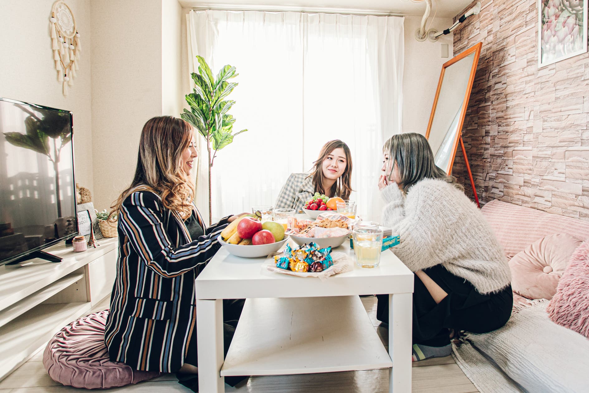 🎄クリスマス＆忘年会シーズン到来🎀ローソファーでママ会安心👶女子会/動画撮影/おうちデート[902]の写真7