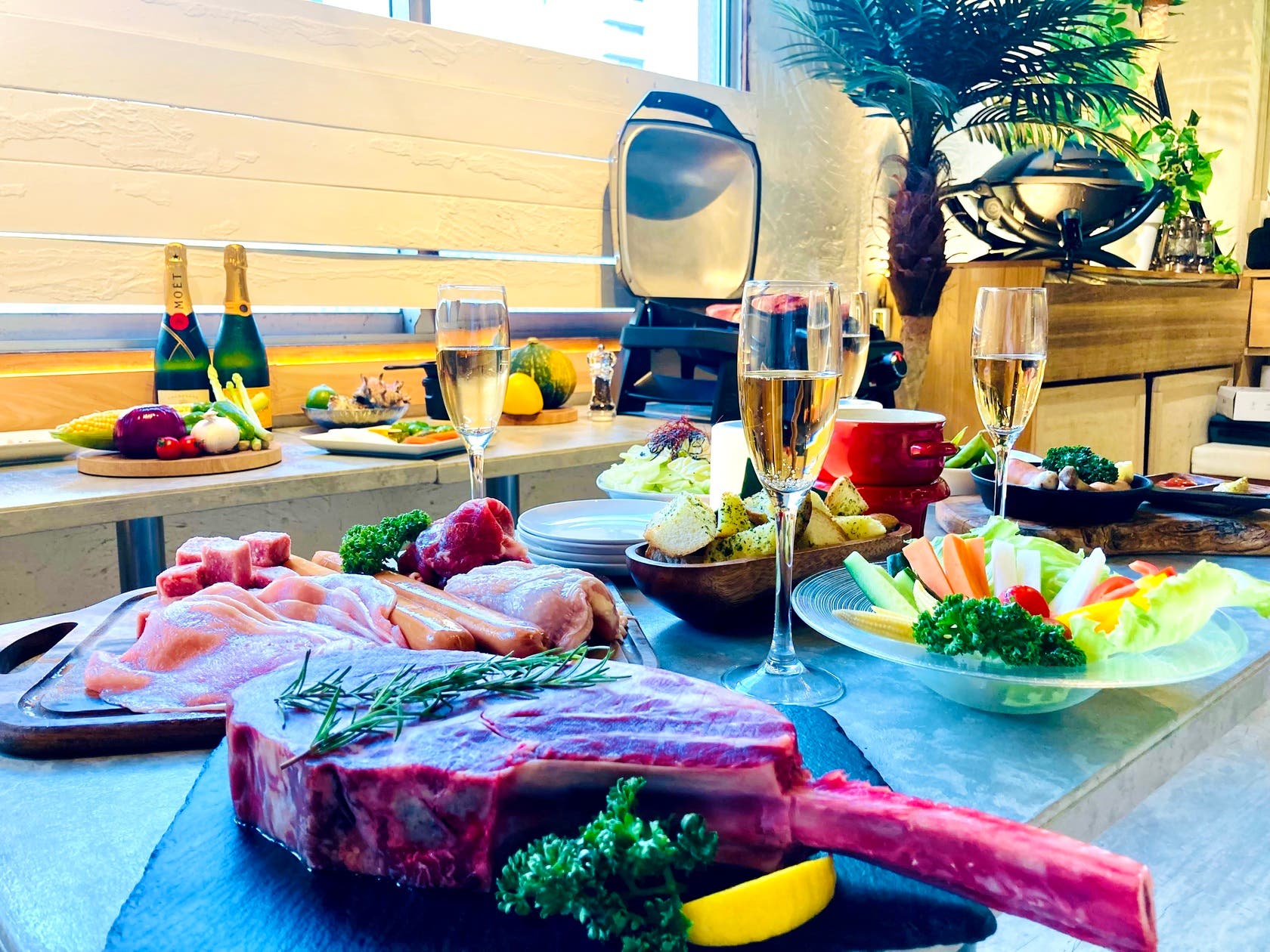 【渋谷駅２分/マルチイベントスペース】貸切BBQ・ケータリングパーティー/キッチン付き/ゴミ回収あり/Wi-Fi/プロジェクターの写真12