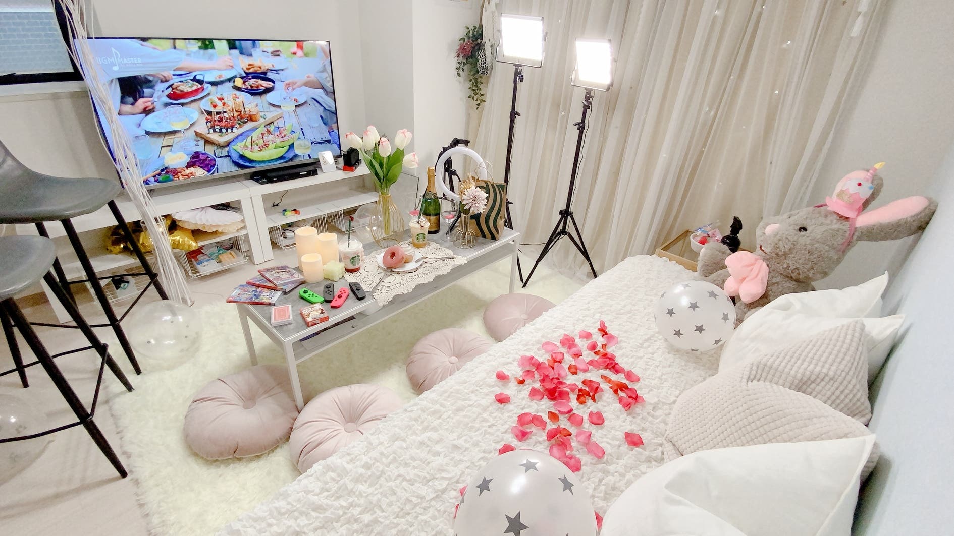 隔週撮影用小物　キャンドル　お花の画像1