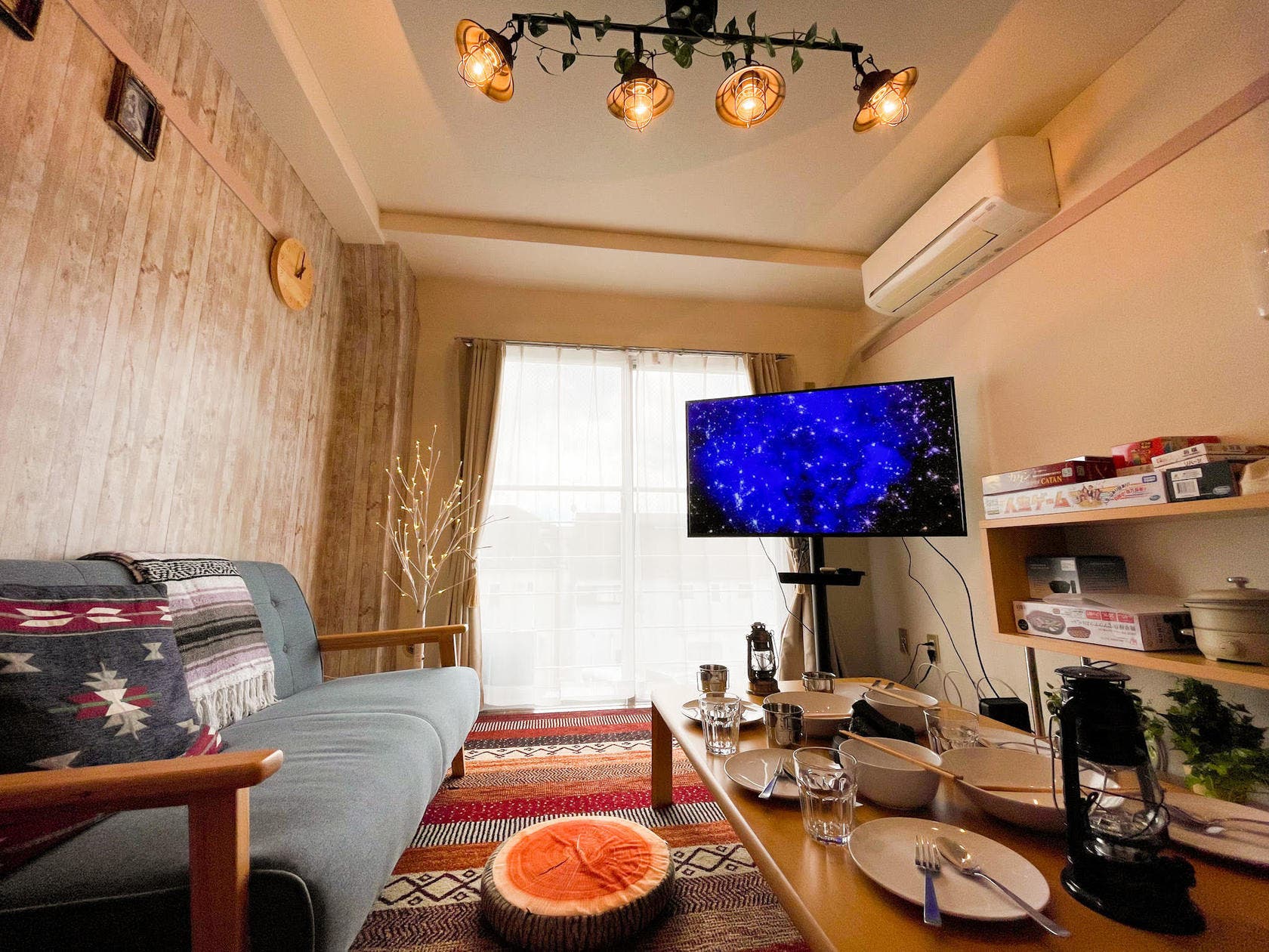 ⛄冬割❄大人気ゲーム機無料🎮【Wood Space立川】立川駅5分🚃2名以下特価💖グランピング✨キッチン🍽50型TV📺の写真11