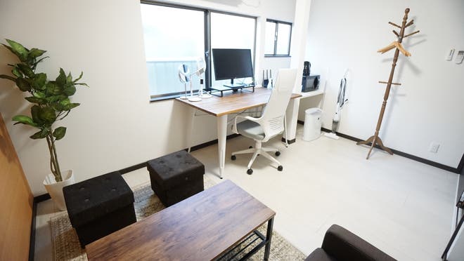 <レンタルスペース神崎川ワーク①>完全個室✨モニター/光回線Wi-Fi無料!テレワーク/会議/ボドゲの写真8