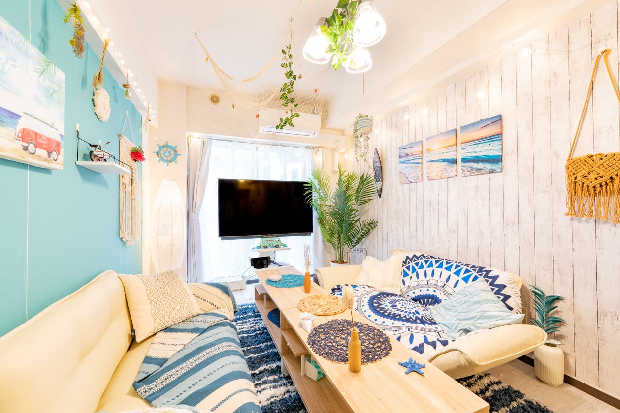 西海岸テイスト🏖 🚋駅バス近🚌✨大人気ゲーム機🎮神サイズTV📺ゴミ捨オプ有り✨の写真2