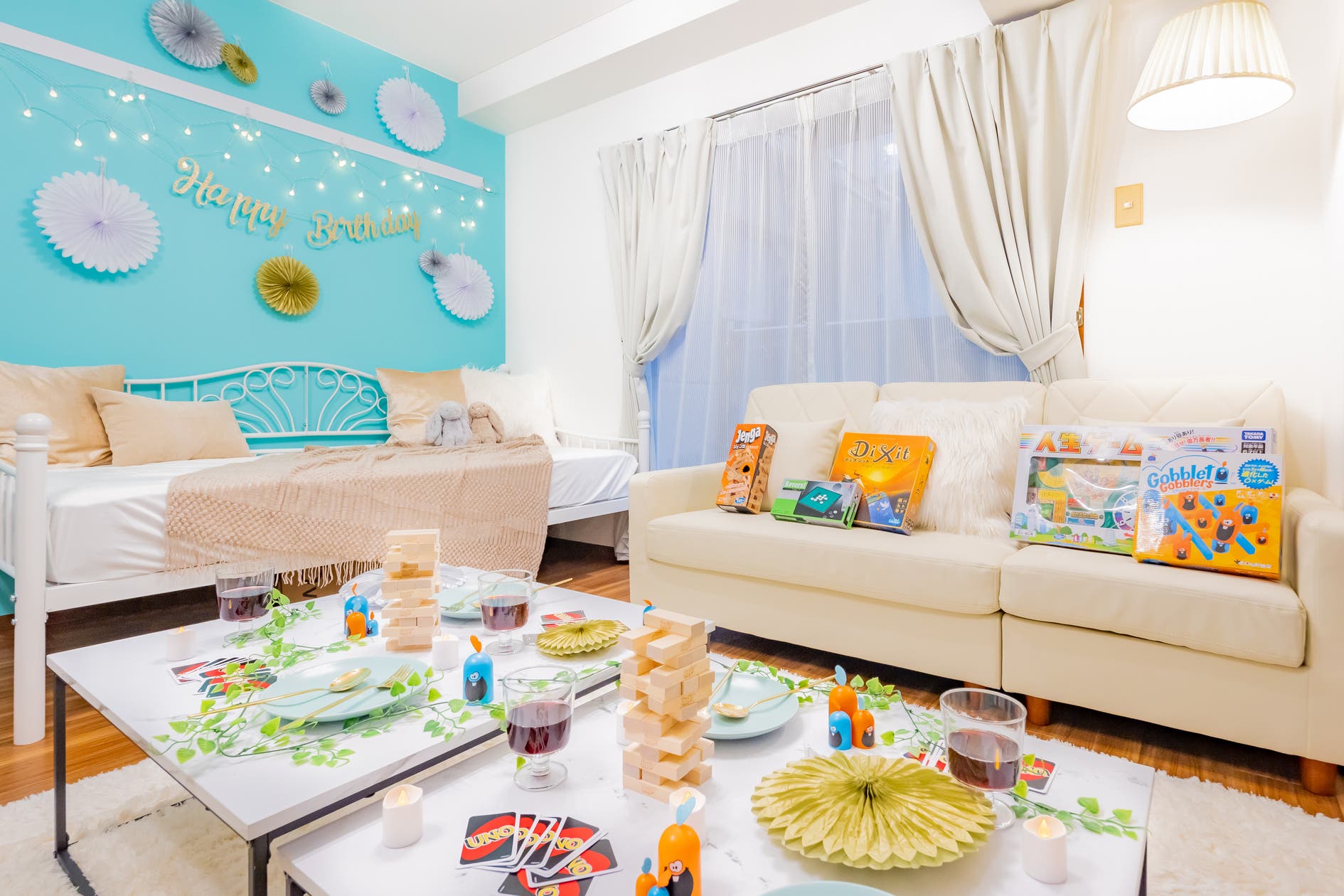 🎉コスパ最強🏆ベストホスト受賞🏆65型特大TV📺大人気ｹﾞｰﾑ機＆Netflix視聴可🌈駅4分/女子会/ママ会/ボドゲの写真4