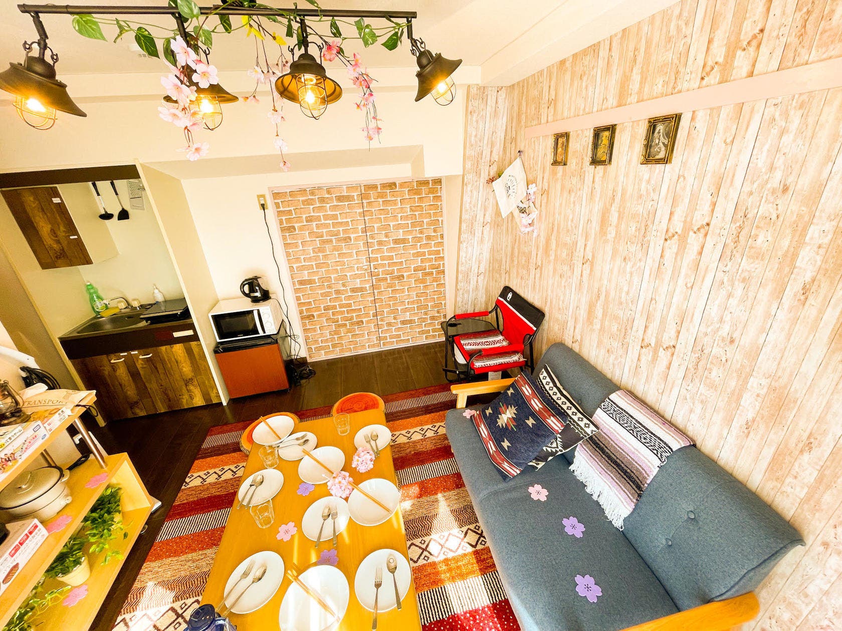 ⛄冬割❄大人気ゲーム機無料🎮【Wood Space立川】立川駅5分🚃2名以下特価💖グランピング✨キッチン🍽50型TV📺の写真6