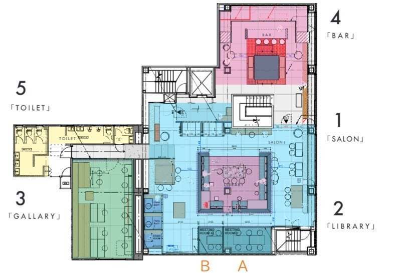 【渋谷区神南】コワーキング内4名席会議室 渋谷区役所前 COWORKING SLOTH内の写真2