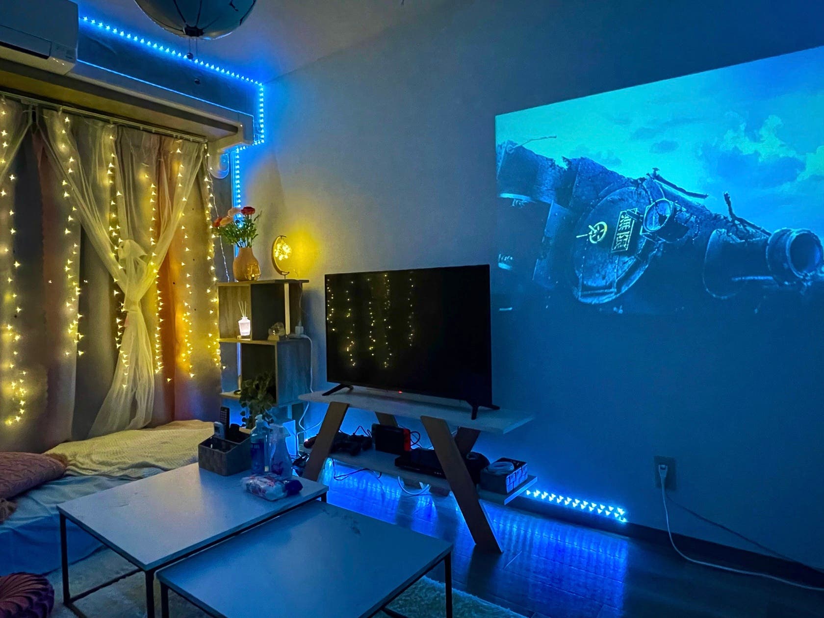 🌸学割&amp;レベチな特割🌸宝石箱の中にいる感覚💎LEDライト搭載✨プロジェクターで映画見放題🎥大人気ゲーム機、ボドゲ完備🎉の写真8