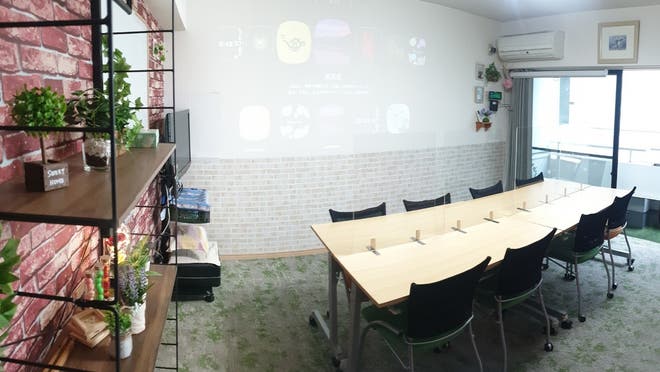 【吉祥寺2分・飛沫対策アクリル板】✨角部屋😆温水便座👞土足可・ホワイトボード2台・プロジェクター・椅子16脚・無人貸し会議室48の写真12